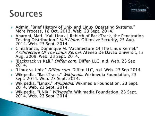 kali linux Presentaion | PPT