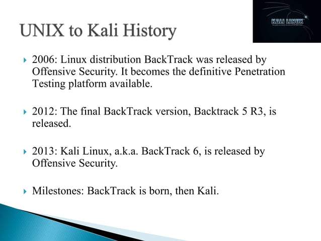 kali linux Presentaion | PPTX