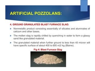 Concrete mineral admixtures | PPTX