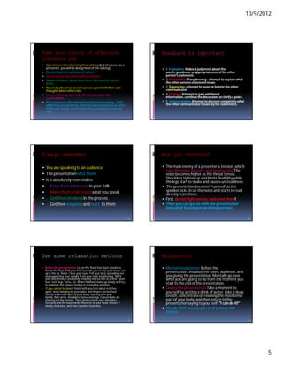 Technical presentations | PDF | Technology & Computing