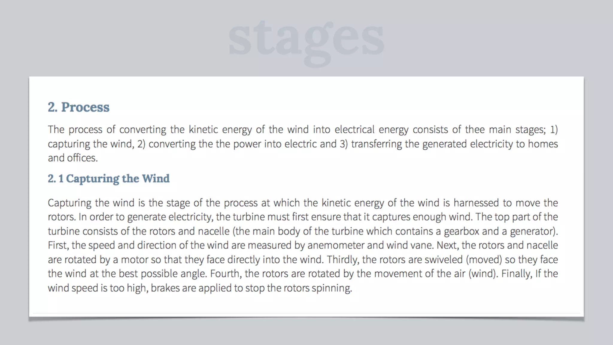 Technical Process Descriptions | PDF