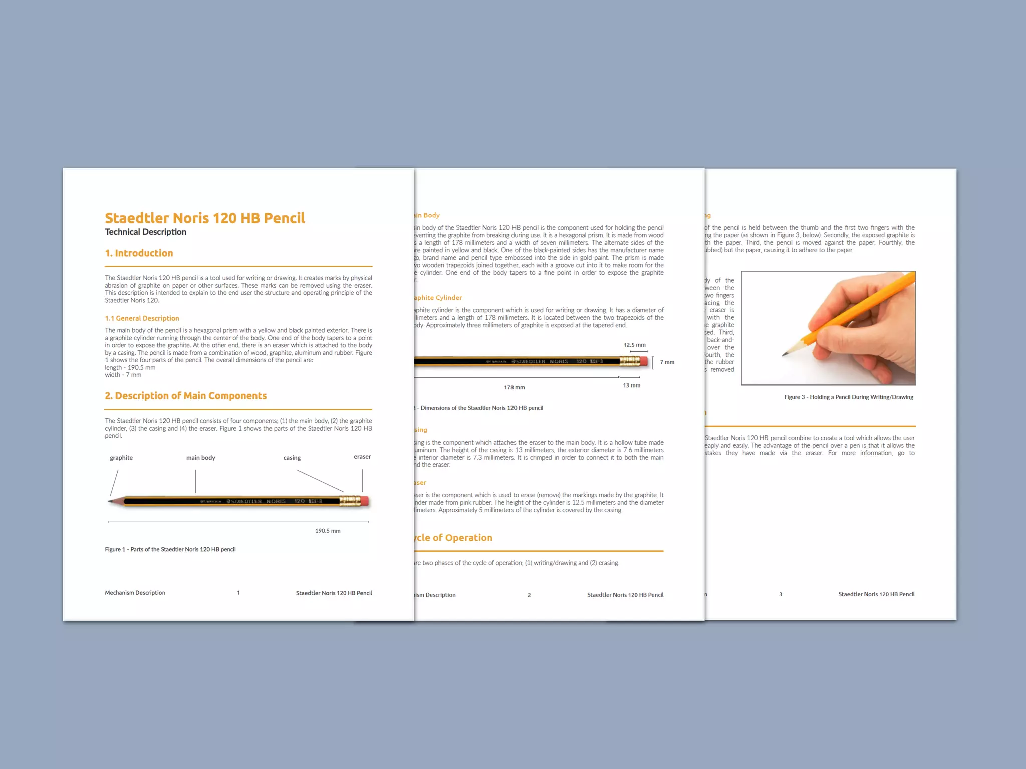 Technical Product Descriptions | PDF