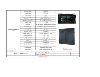 Technical properties of P-6 outdoor led screen / out of home ...