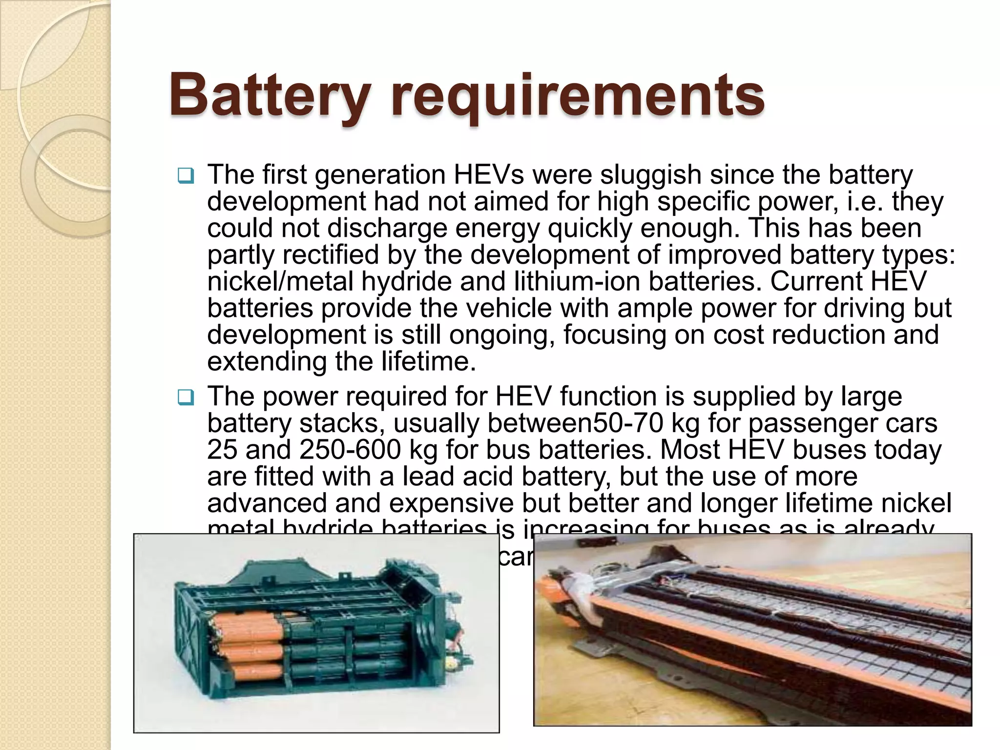 Hybrid Electric vehicles | PPTX