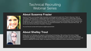 Technical Recruiting: Using Artificial Intelligence + Machine Learning ...