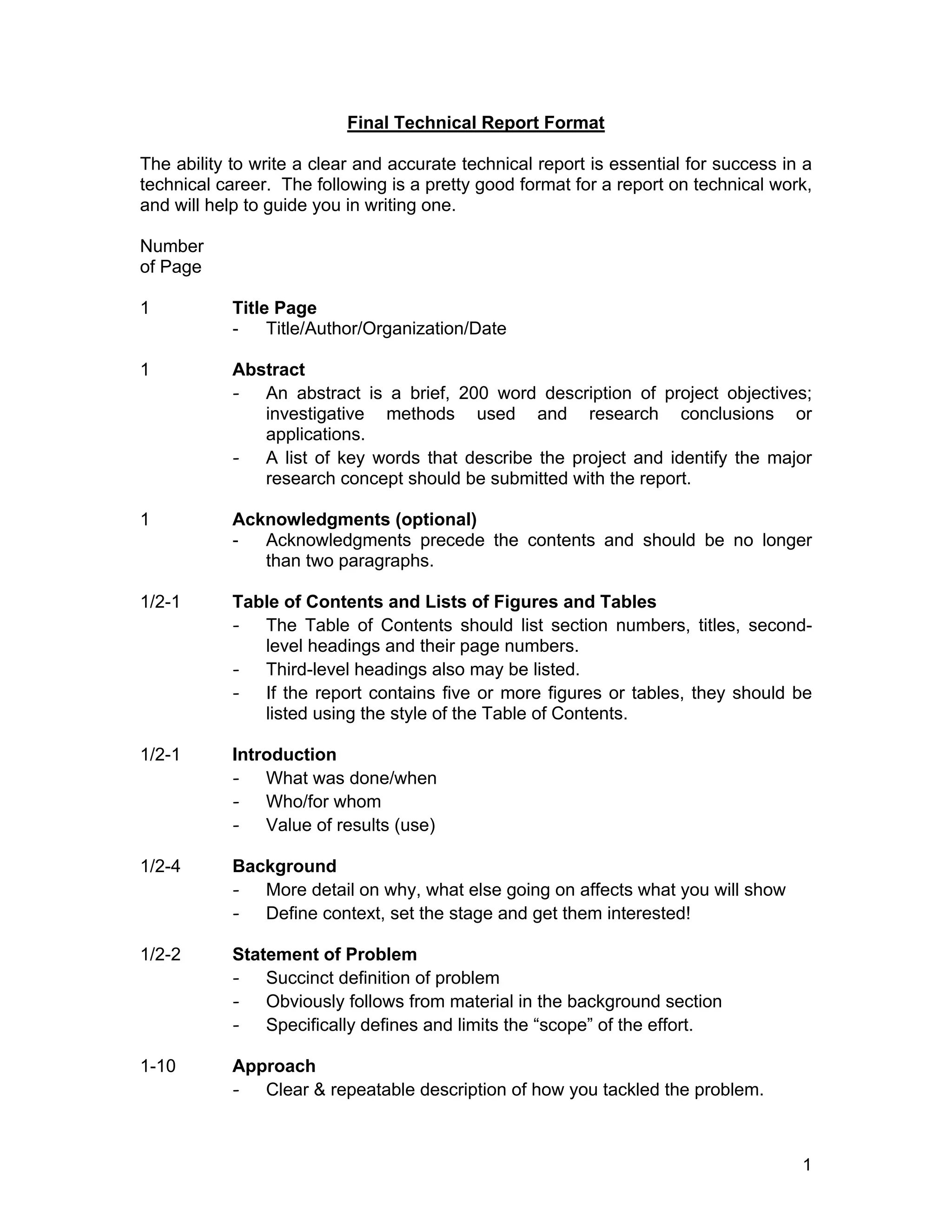 Technical report | PDF