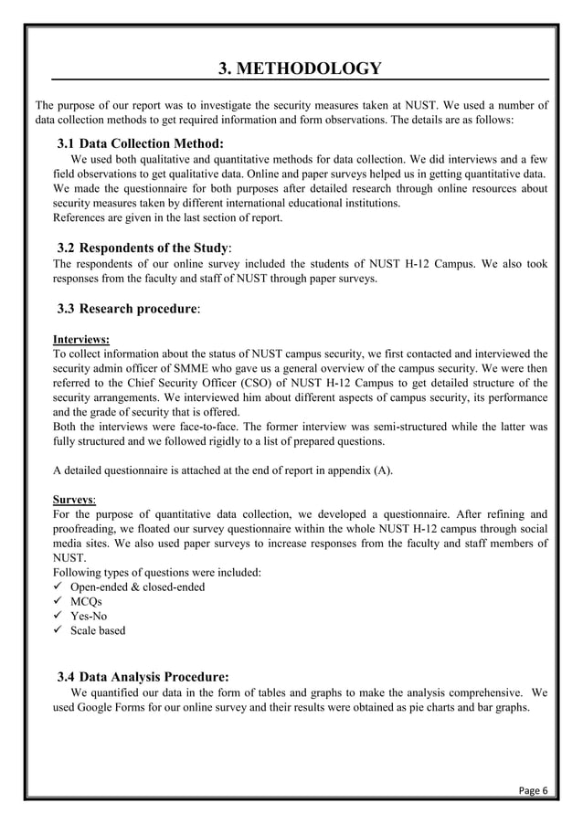 SECURITY AT NUST H12 ISLAMABAD | PDF