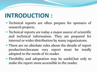 Technical report | PPTX