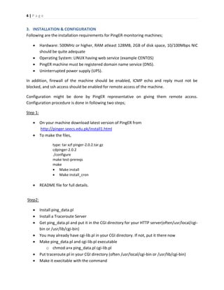 Technical report pinger | PDF