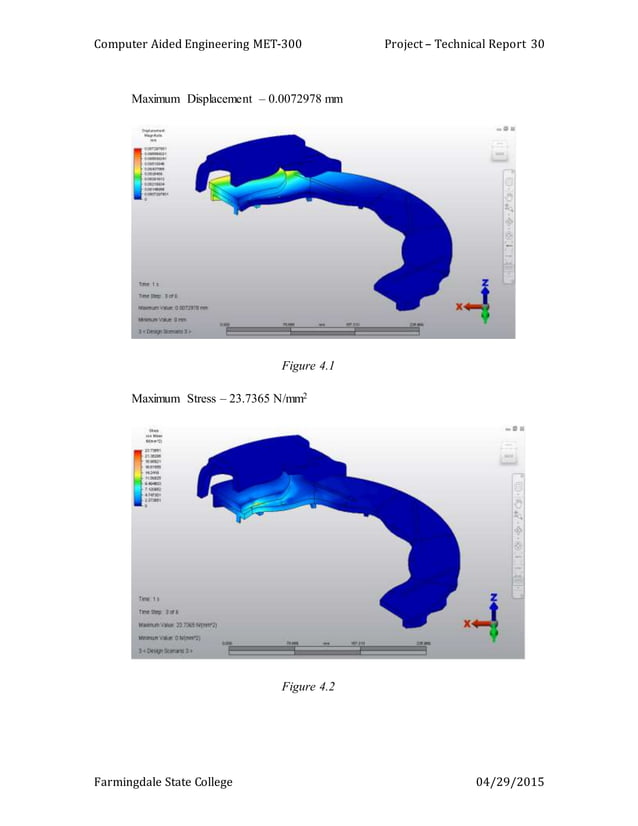 Finite Element Analysis of Disk brake assembly. | DOCX | Physics | Science