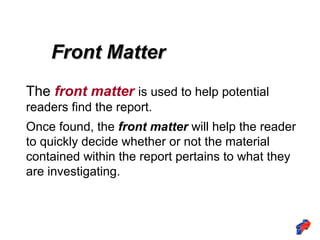Technical Reporrt writings Elements1.ppt