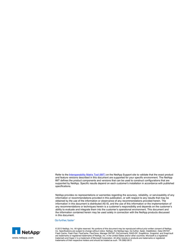 Technical Report NetApp Clustered Data ONTAP 8.2: An Introduction | PDF