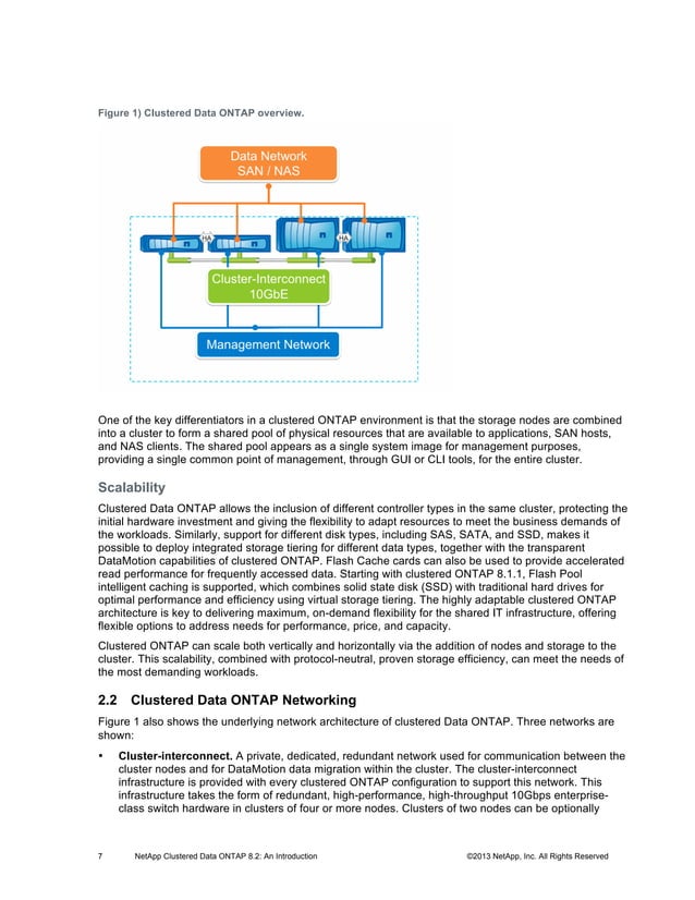 Technical Report NetApp Clustered Data ONTAP 8.2: An Introduction | PDF