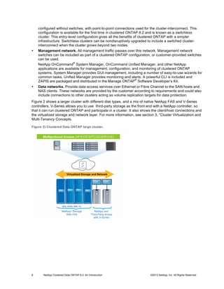 Technical Report NetApp Clustered Data ONTAP 8.2: An Introduction | PDF