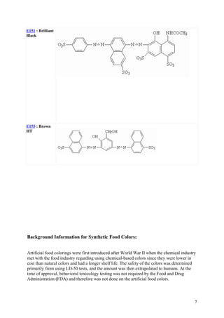 Technical report on food | PDF