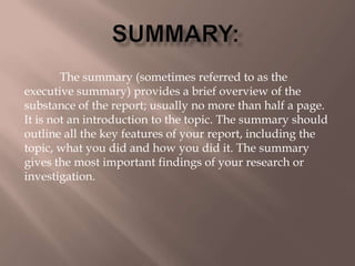 Technical report writing | PPTX