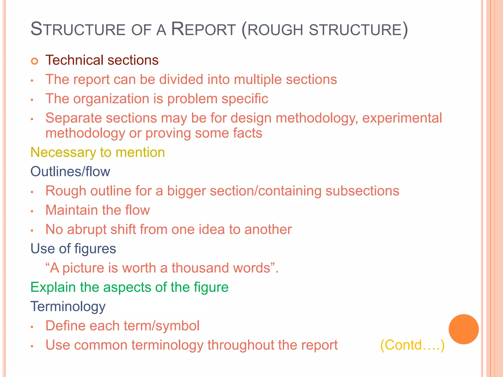 Technical report writing | PPTX