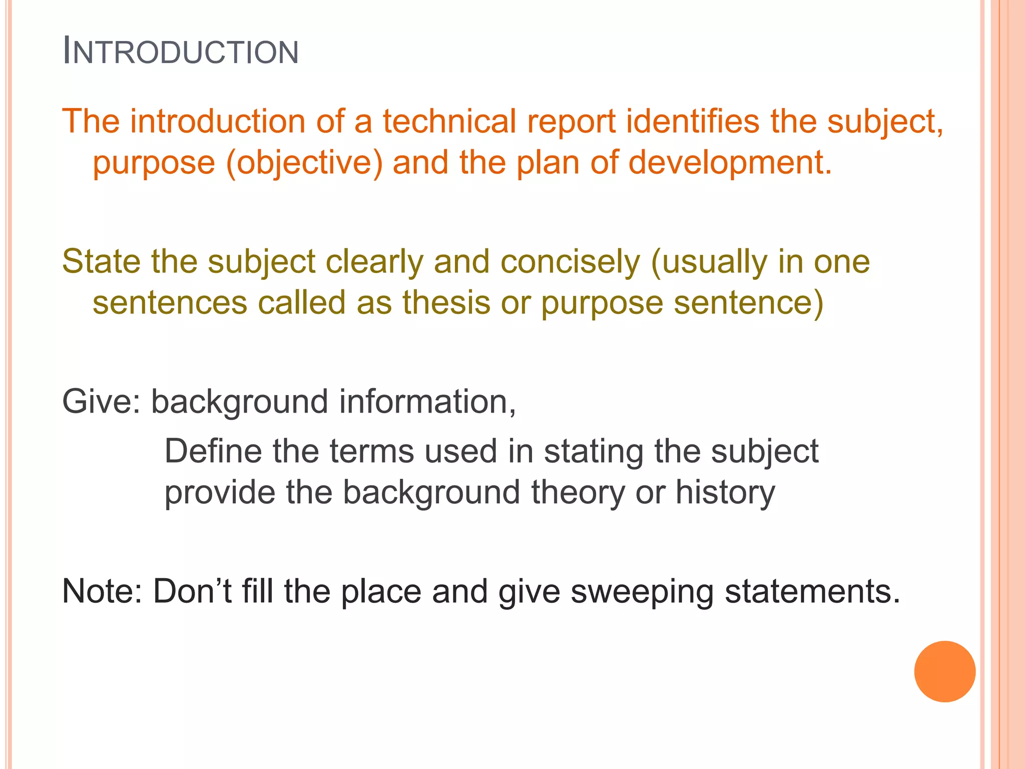 Technical report writing | PPTX