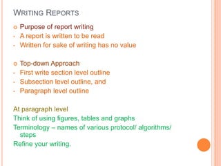 Technical report writing | PPTX
