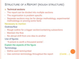 Technical report writing | PPTX