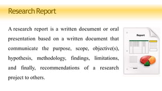 Technical report writing | PPTX
