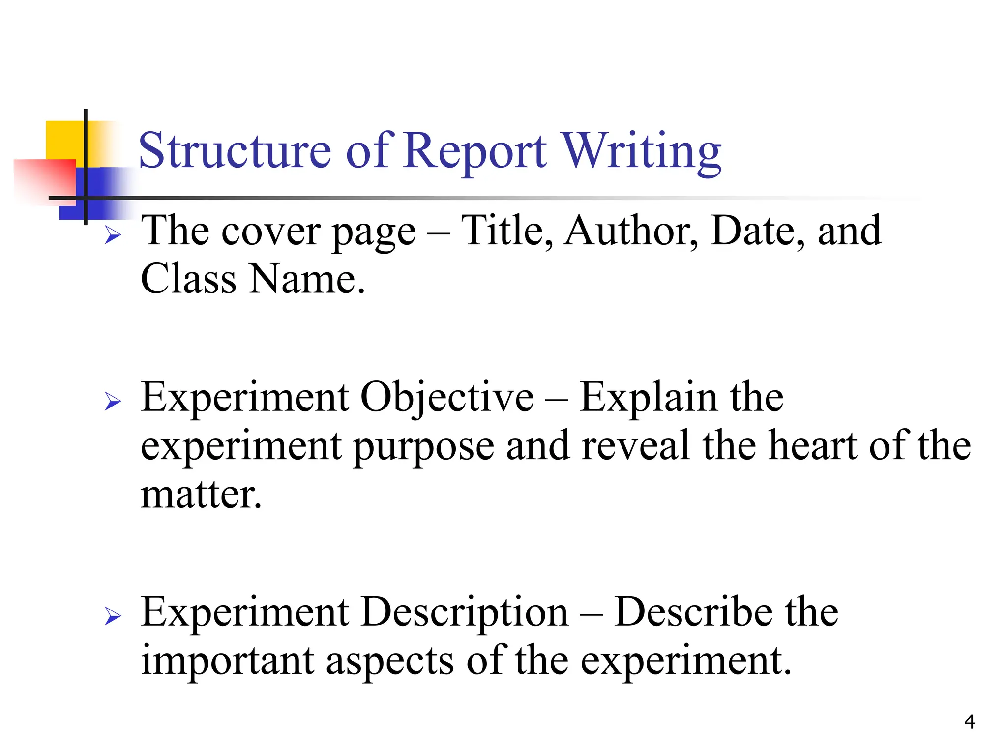 Technical Report Writing Guidance & Purpose | PPT