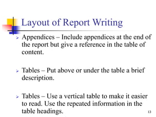 Technical Report Writing Guidance & Purpose | PPT