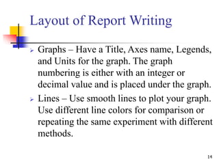 Technical Report Writing Guidance & Purpose | PPT
