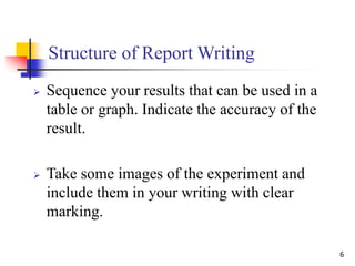 Technical Report Writing Guidance & Purpose | PPT