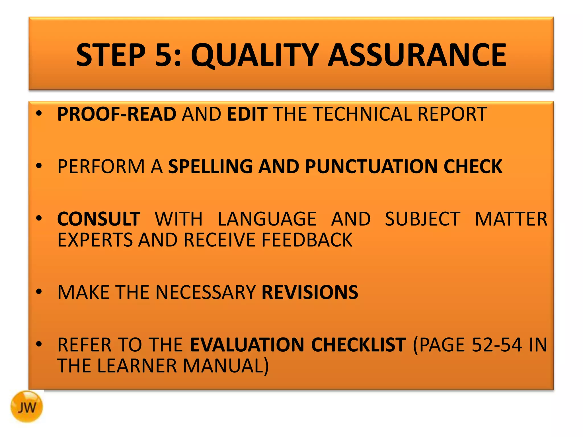 Technical report writing – best practice writing principles | PPTX