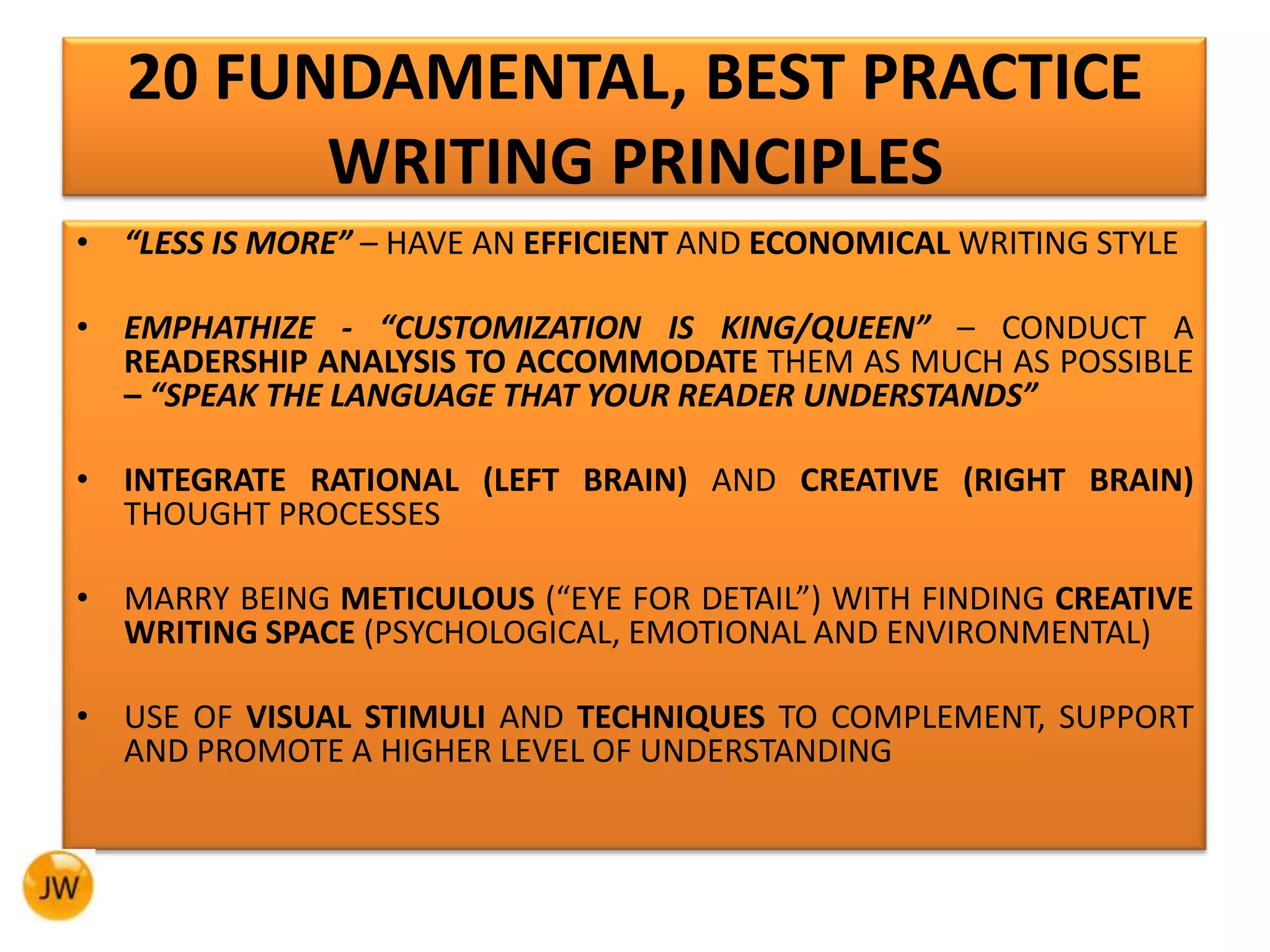Technical report writing – best practice writing principles | PPTX