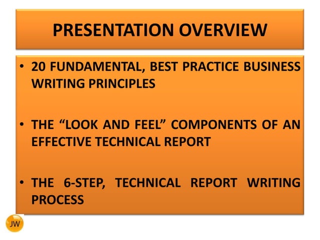 Technical report writing – best practice writing principles | PPTX
