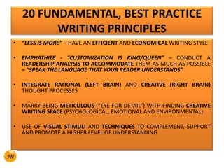 Technical report writing – best practice writing principles | PPTX