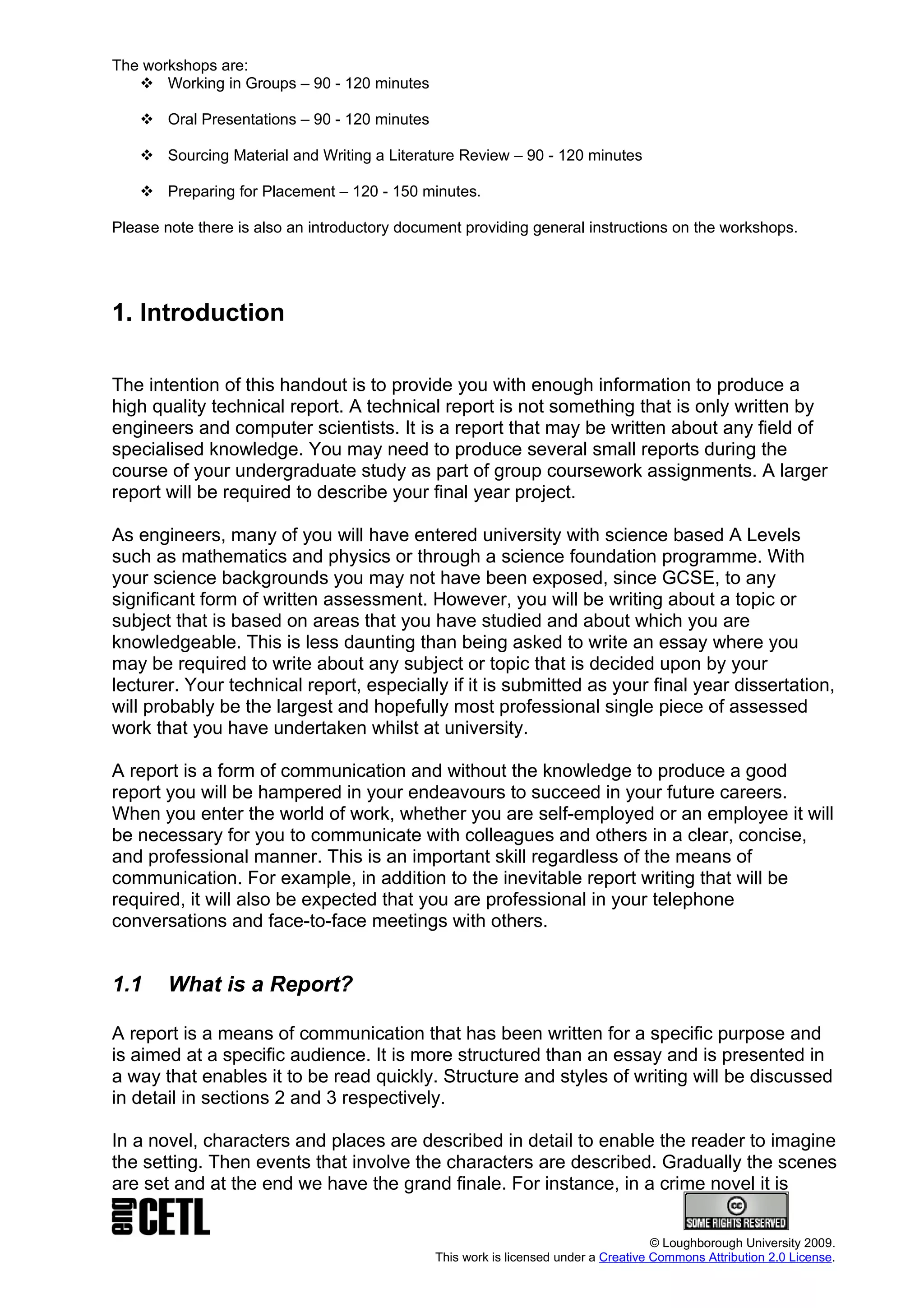 Technical Report Writing | DOC