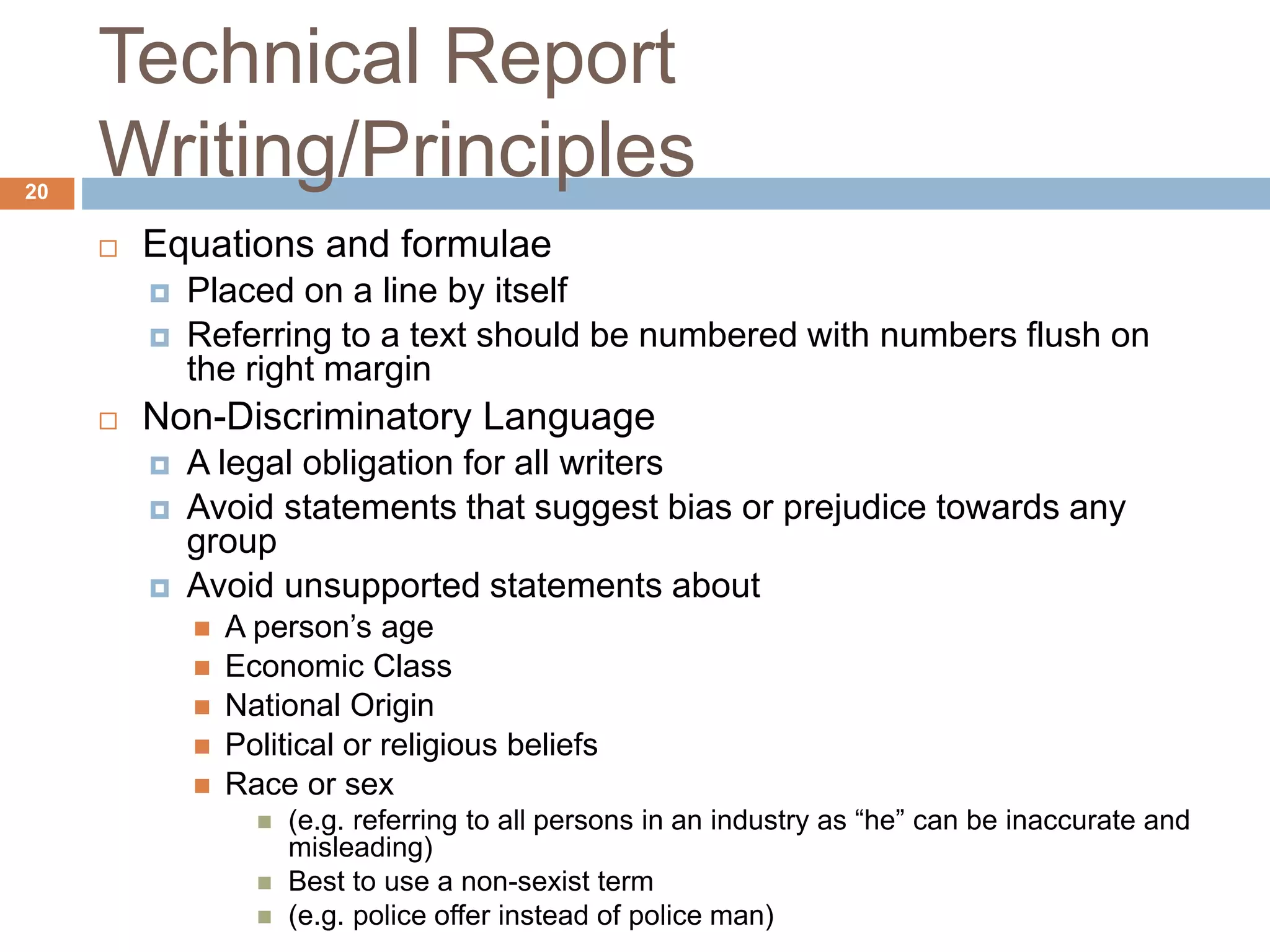 Technical Report Writing Presentation | PPTX