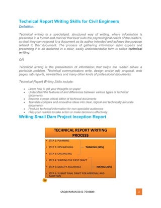 Technical report writing skills for civil engineers pdf | PDF