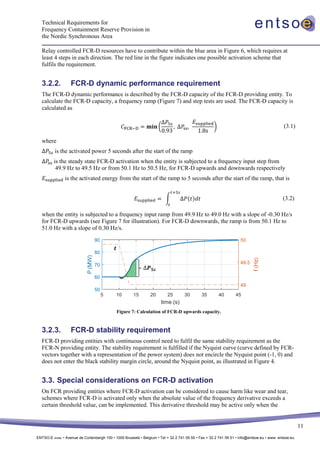 Technical requirements for frequency containment reserve provision in ...