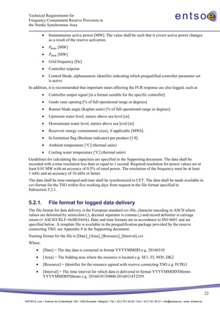 Technical requirements for frequency containment reserve provision in ...