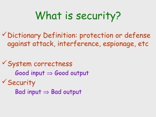 Technical seminar on Security | PPT | Operating Systems | Computer ...