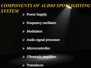 Audio Spotlight | PPTX