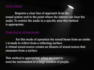 Audio Spotlight | PPTX