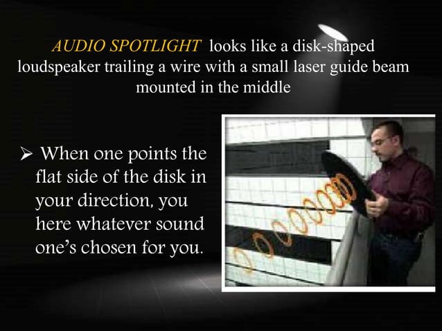 Audio Spotlight | PPTX | Digital Audio | Computer Software and Applications