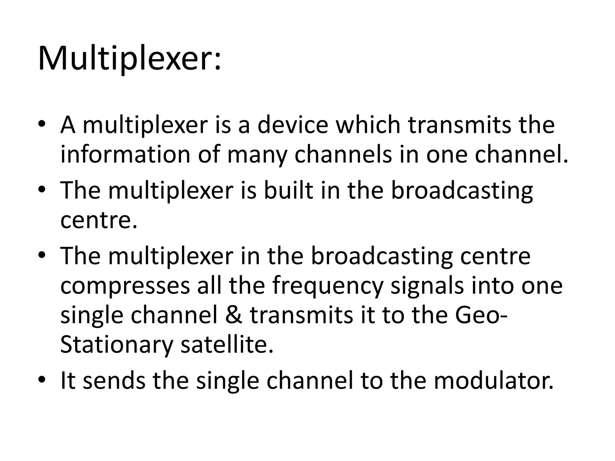 Direct to home(DTH) Technical seminar | PPTX