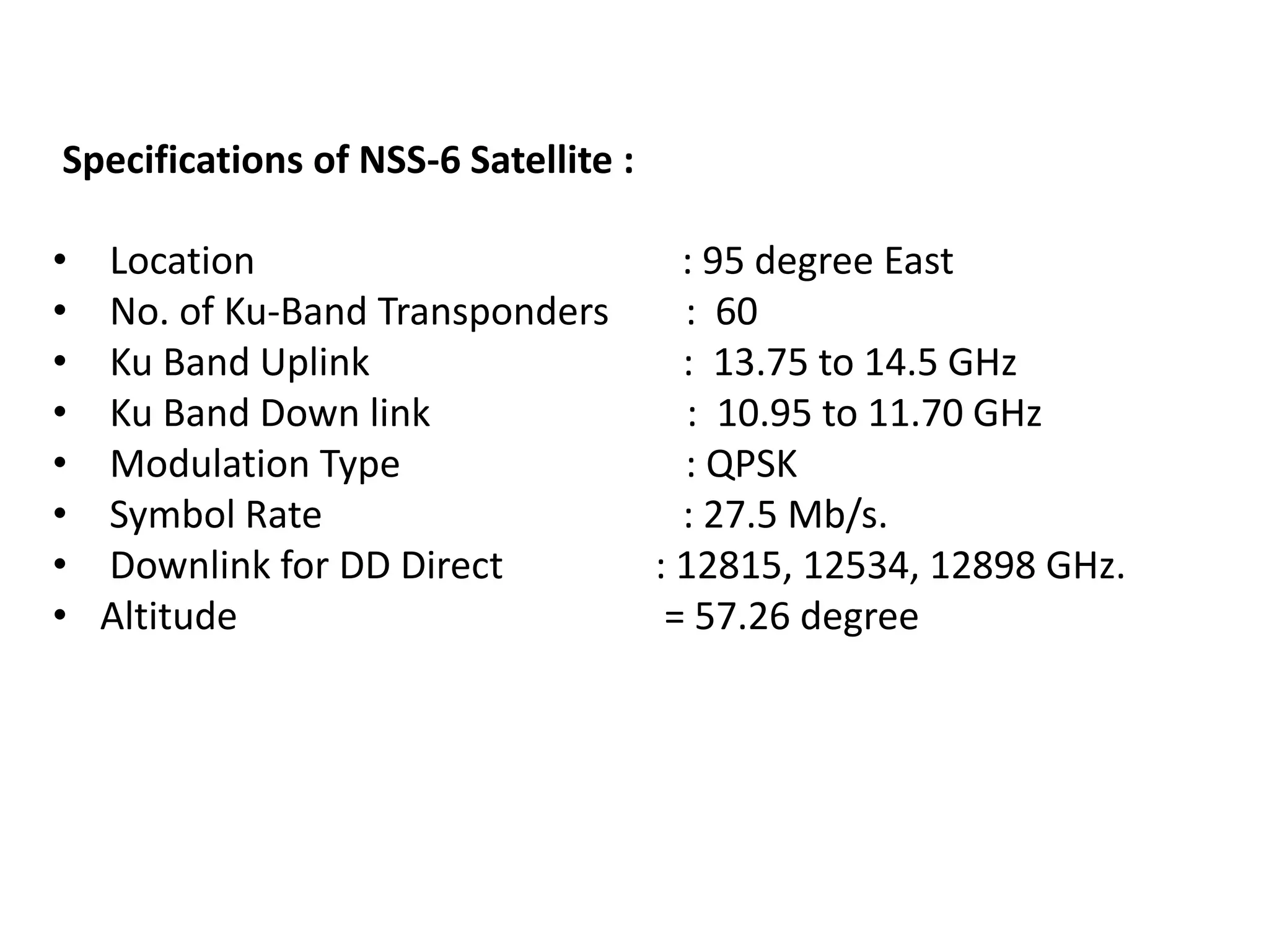 Direct to home(DTH) Technical seminar | PPTX