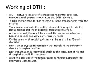 Direct to home(DTH) Technical seminar | PPTX