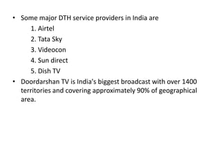Direct to home(DTH) Technical seminar | PPTX