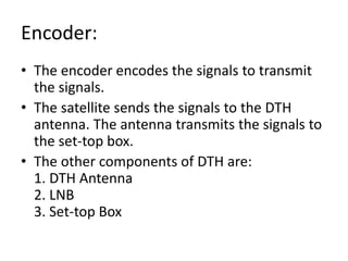 Direct To Home (DTH) Technical seminar | PPTX