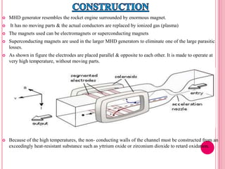 complete guide on mhd generator | PPTX