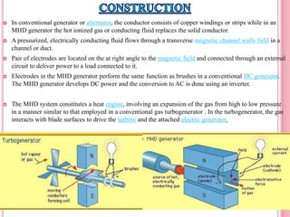 complete guide on mhd generator | PPTX