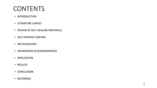 Self-Repairing Materials | PPTX | Chemistry | Science
